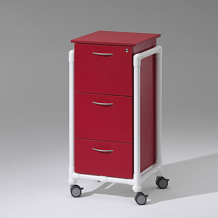 Medical cart - MDC 95 - RCN Medizin - medical records / storage / 3-drawer