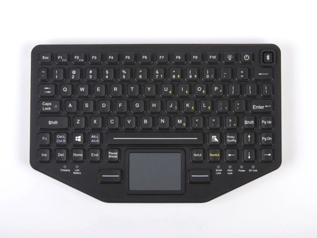 Medical keyboard with touchpad - BT-870-TP-SLIM - IKEY - silicone ...