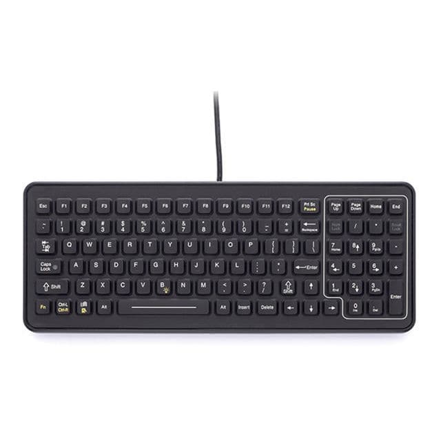 Medical keyboard with numeric keypad - SLK-101C-M - IKEY - silicone ...