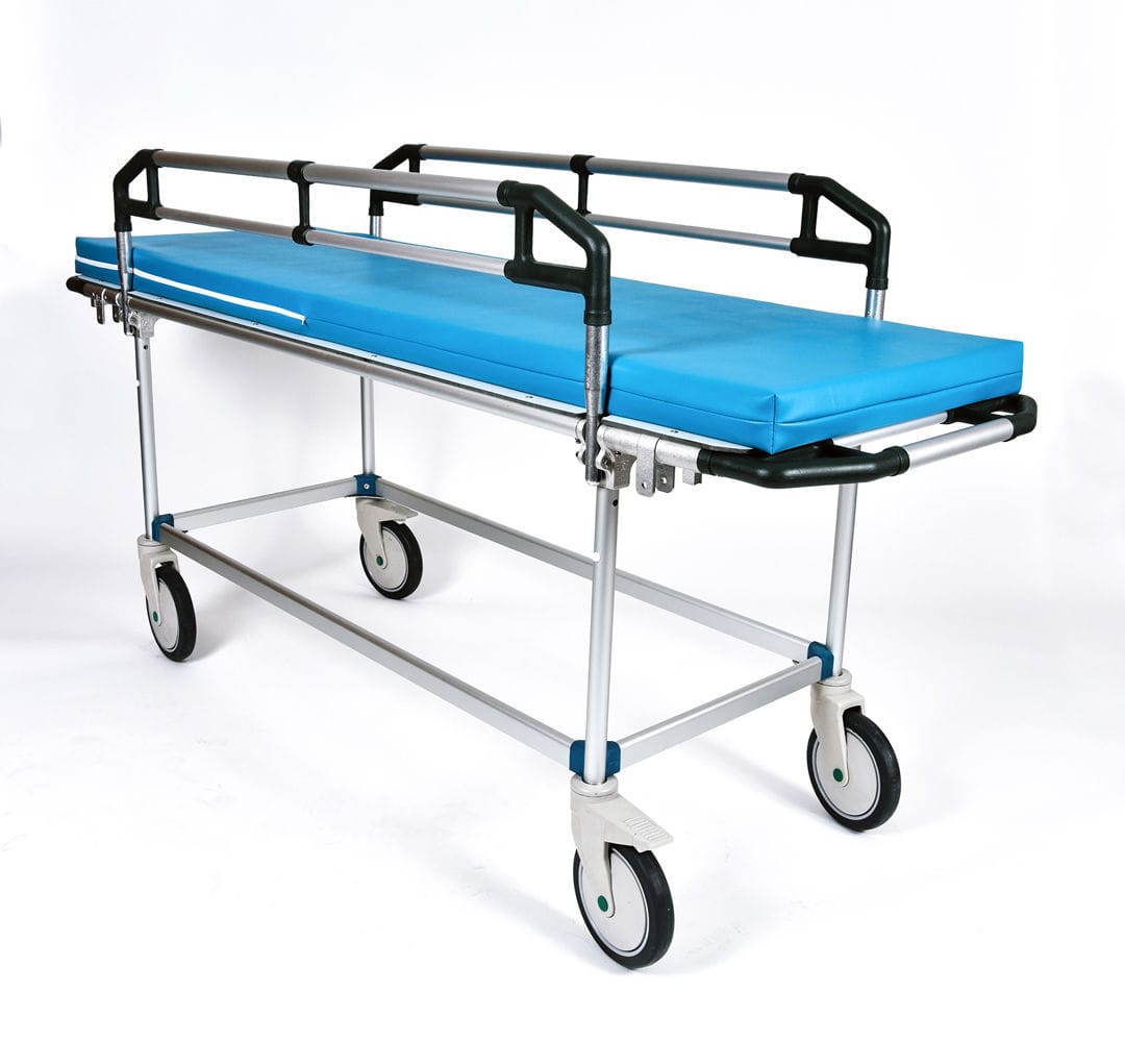 Transport stretcher trolley - Cablas - non-magnetic