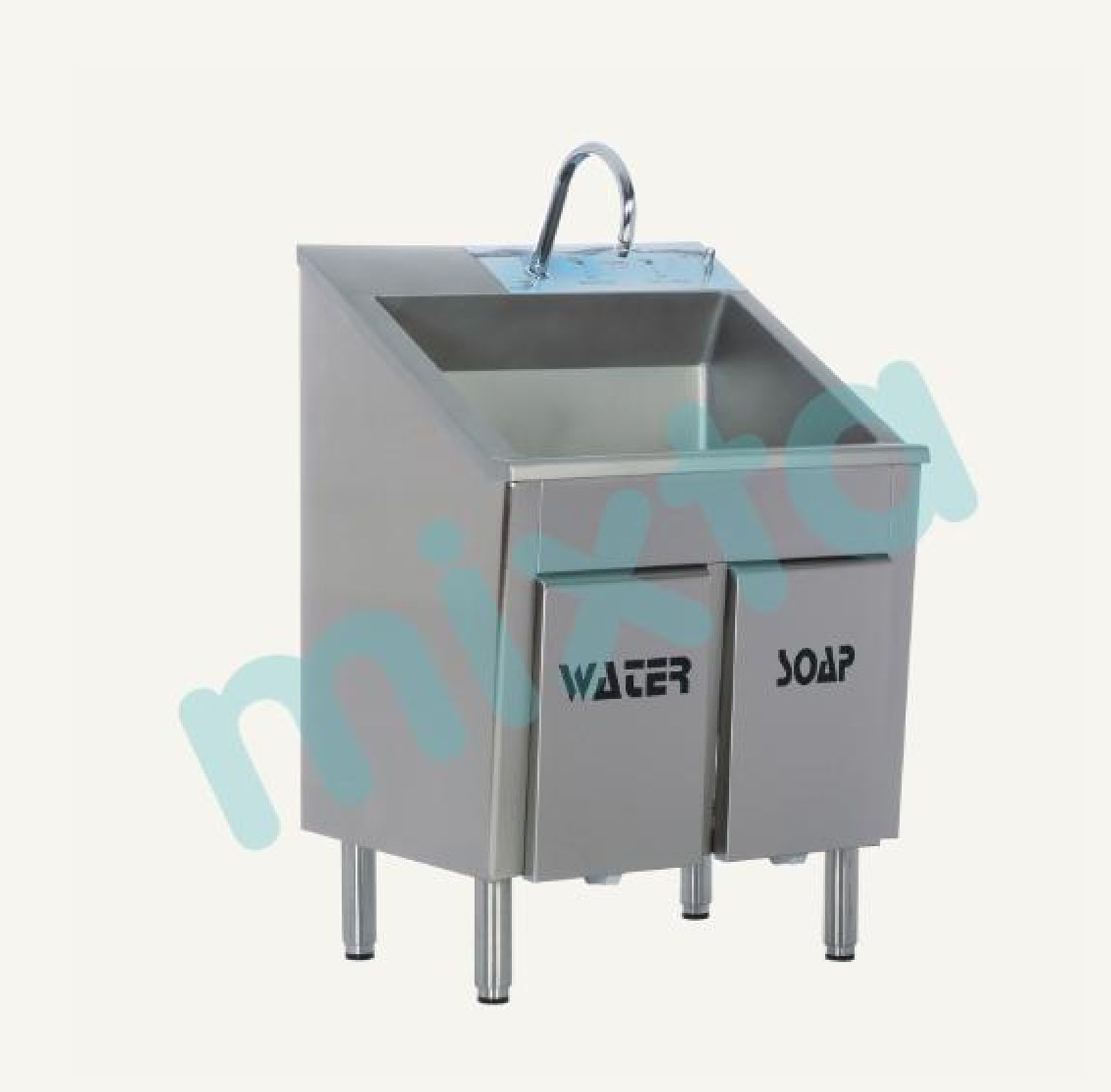 1-station surgical sink - MEY 1010 - MIXTA - stainless steel / with ...