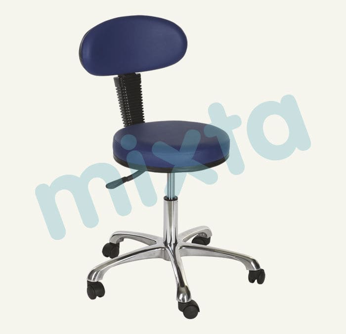 Surgical stool - MCAT 1501 - MIXTA - with backrest