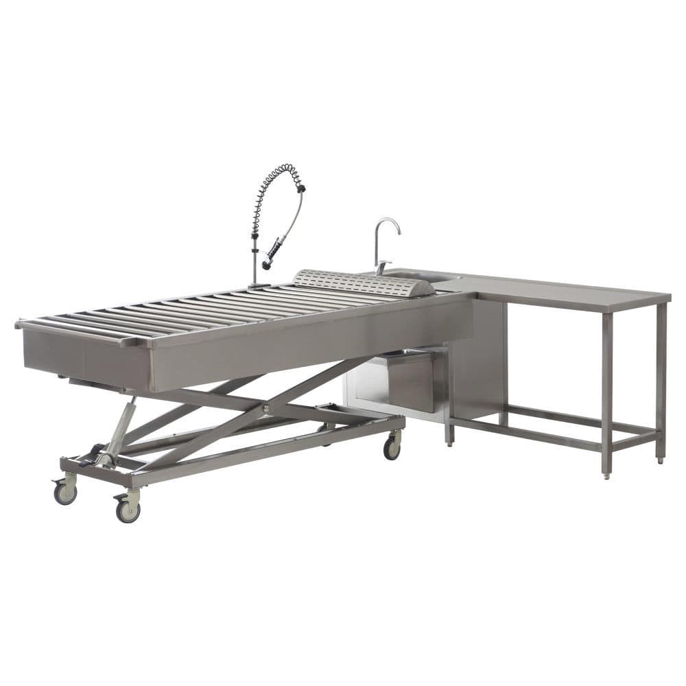 Height-adjustable mortuary washing unit - MCYS 9003 - MIXTA