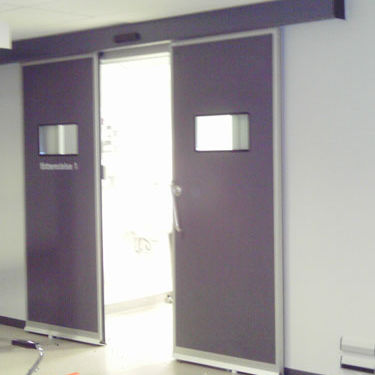 Laboratory door - DTH7 - Tané Hermetic - sliding / stainless steel ...