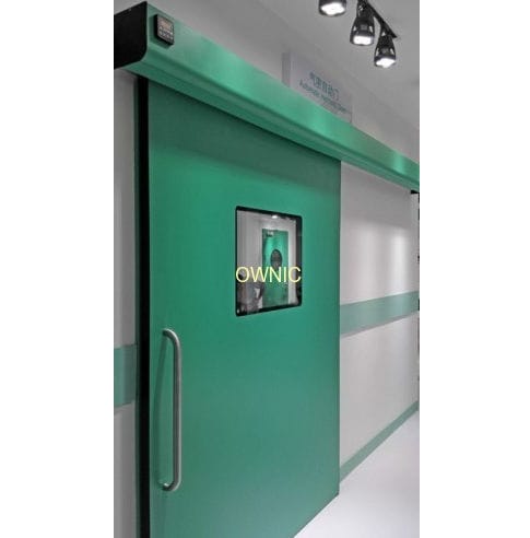 Operating room door - OTDM-2 - OWNIC - sliding / stainless steel / with ...