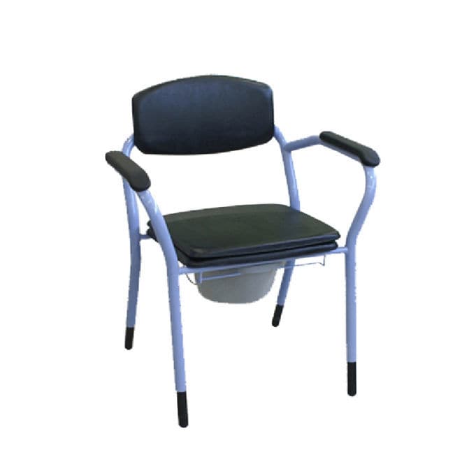 Commode chair with armrests - Kappa - SCEMED - with bucket / with high ...
