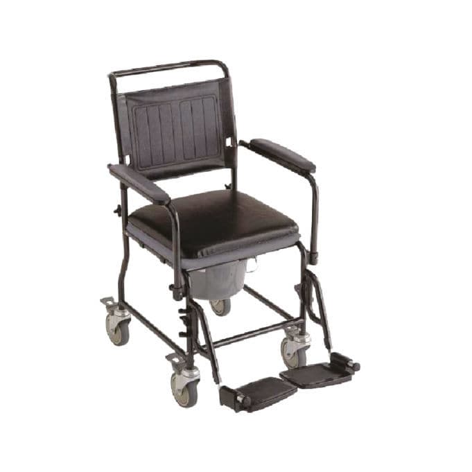 Commode chair with armrests - Cascata - SCEMED - on casters / with ...