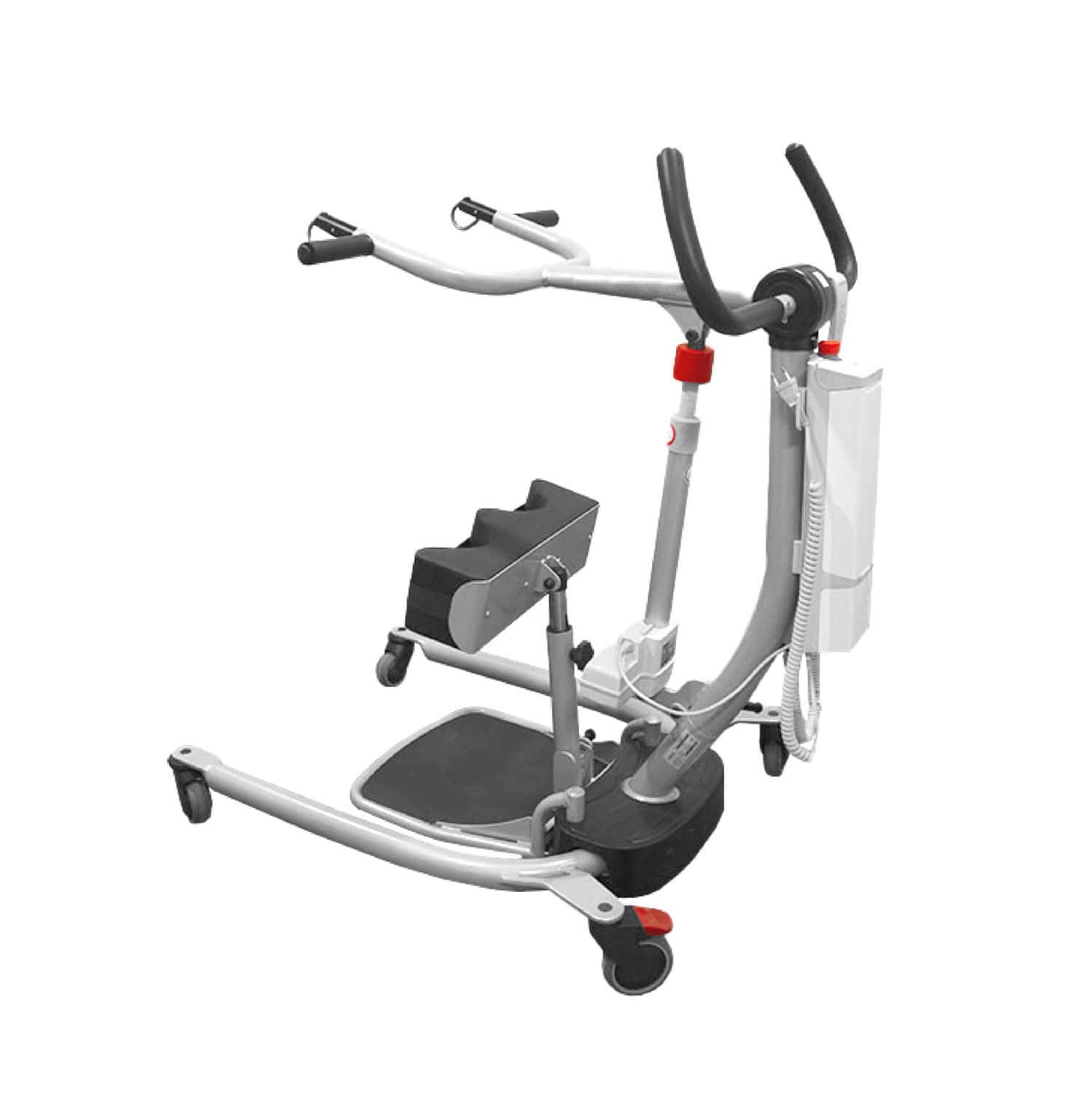 Electric stander - Stellar - SCEMED - on casters / walking / folding