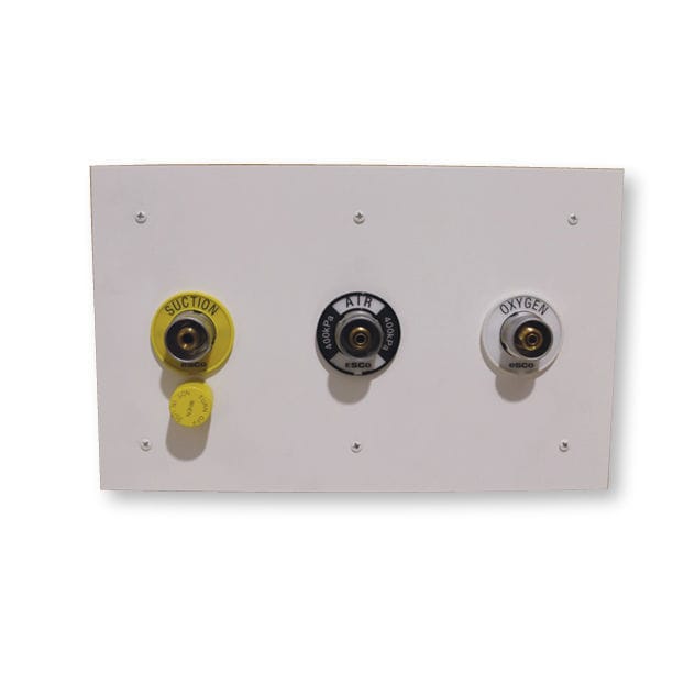 Horizontal bed head unit - Beta - ESCO Medicon - wall-mounted