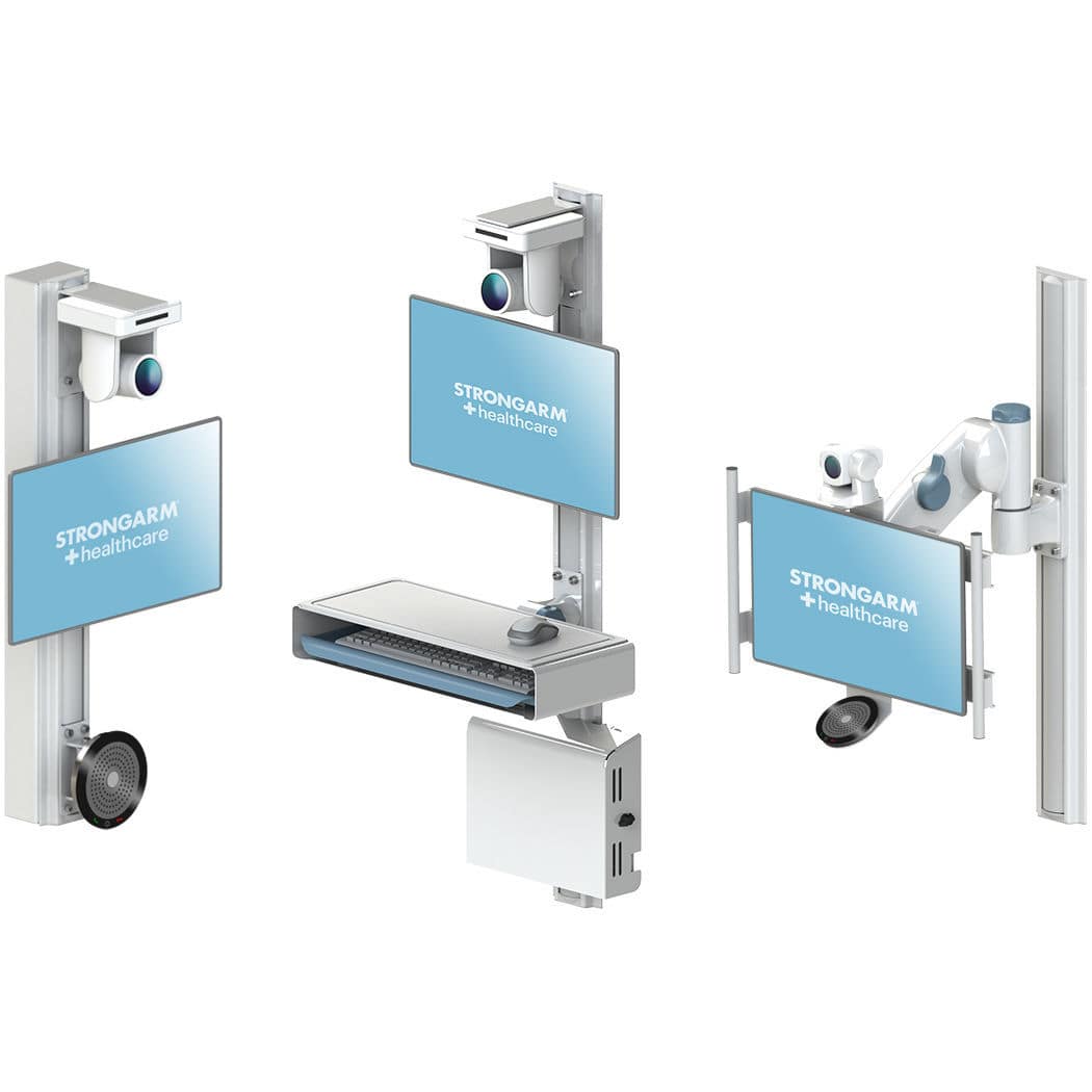 Telehealth system with video recording - Strongarm - battery-powered