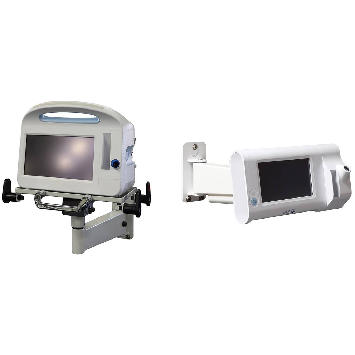 Monitor support arm - Strongarm - medical / rail-mounted / ceiling-mounted