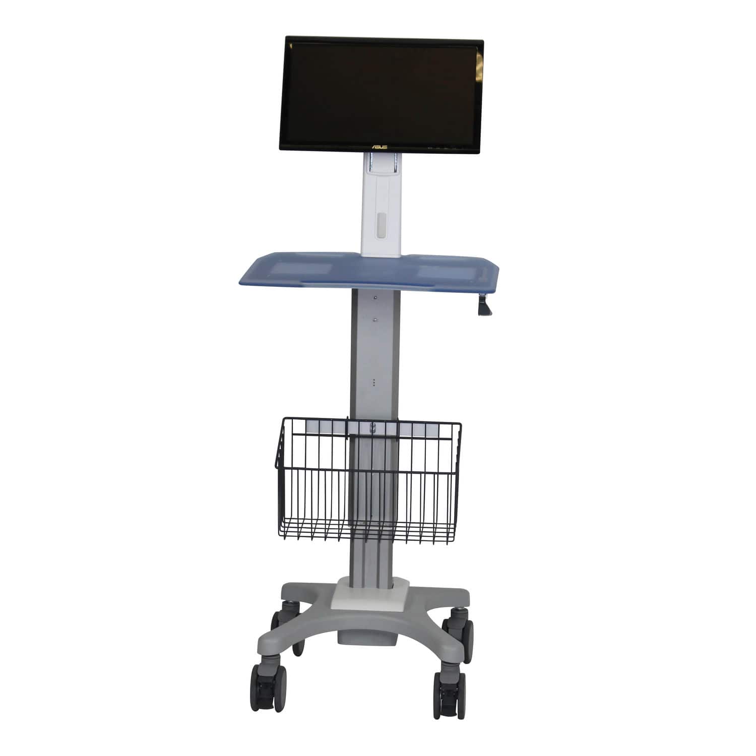 Height-adjustable computer cart - IP200 - PRATICIMA