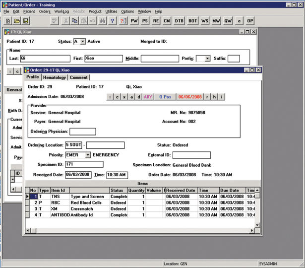 Information management system / inventory / traceability / for blood ...
