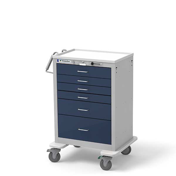 Anesthesia trolley - UTGSU-433369-DKB - Waterloo Healthcare - with CPR ...
