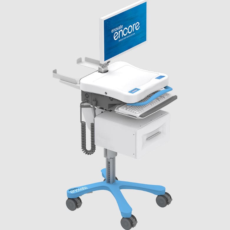 Medicine distribution computer cart - Encore™ EcoFlex - Enovate - with ...