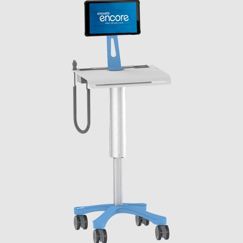 Tablet computer cart - Encore™ Lite - Enovate - height-adjustable