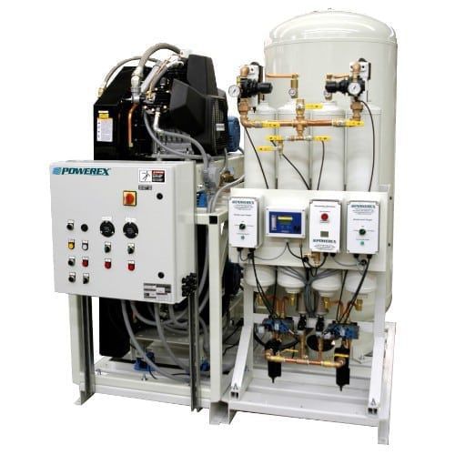 Medical air compression system - MTD0103 - Powerex - piston ...