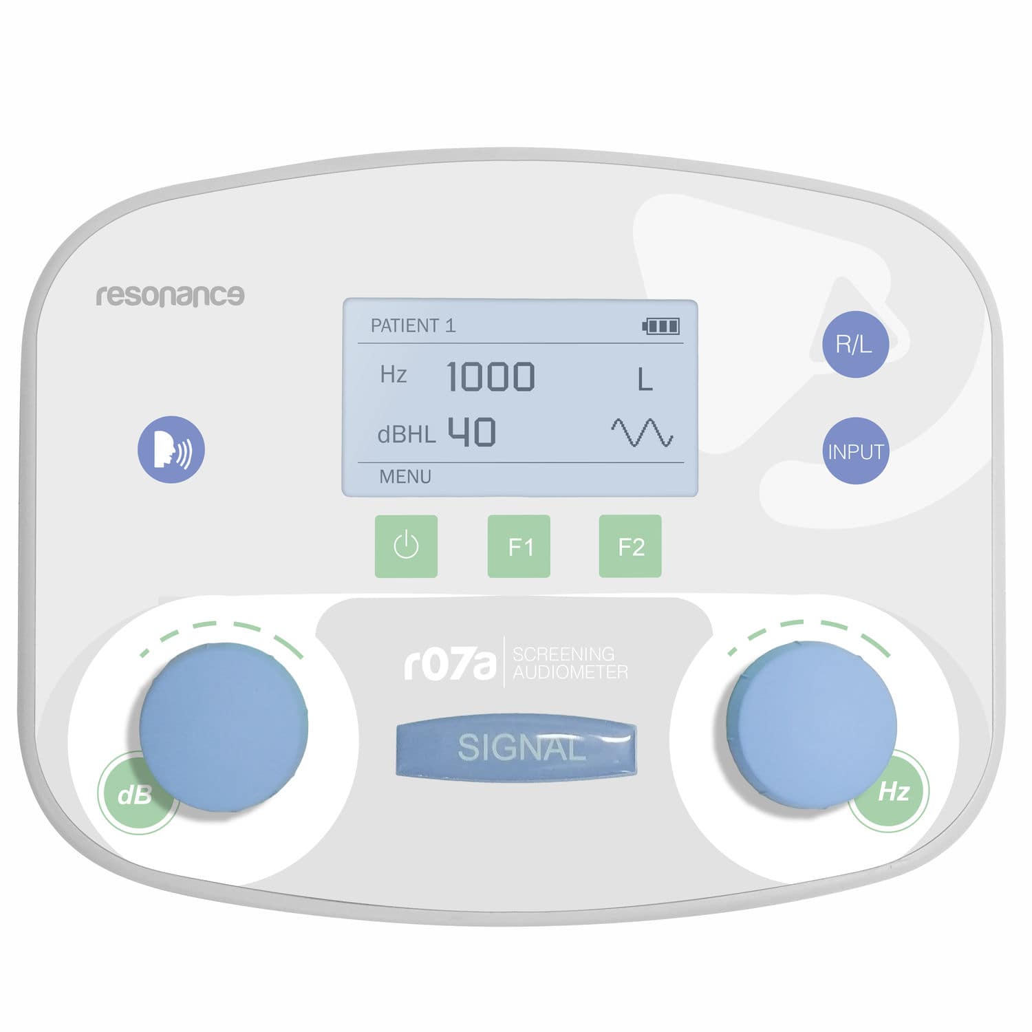 Screening audiometer - r07a - Resonance - for adult audiometry / digital