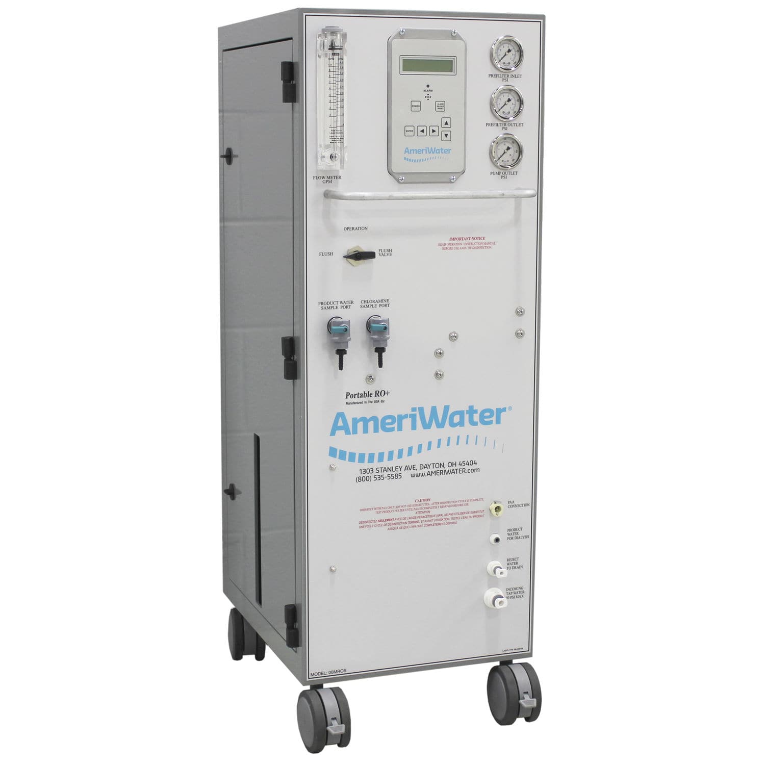 Hemodialysis water treatment system - MROS - AmeriWater - reverse osmosis