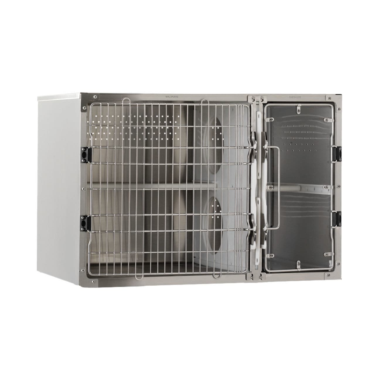 Feline veterinary cage - 902.3630.20 - Shor-Line - modular / stainless ...