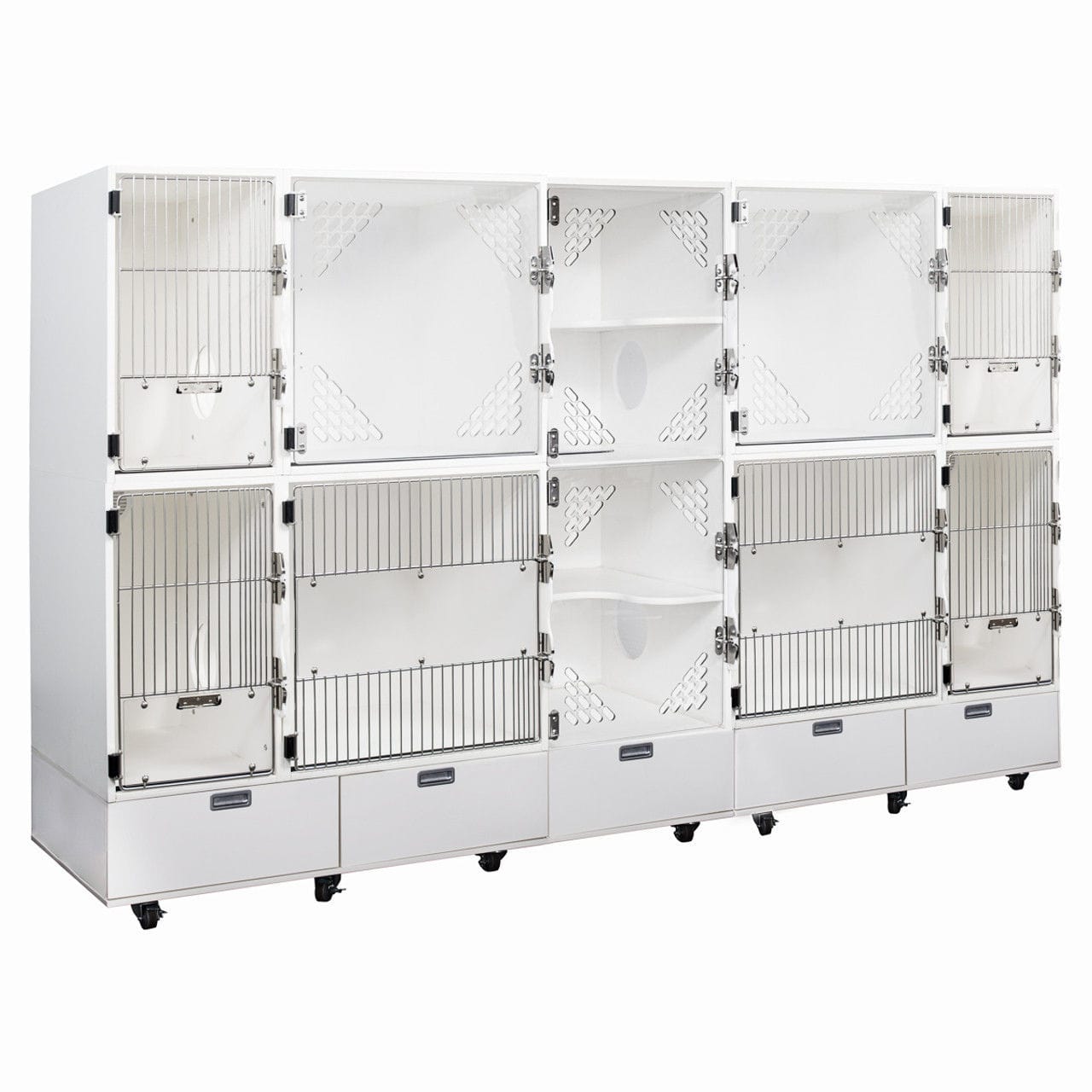 Modular veterinary cage - KAT PLAY AND SLEEP - Shor-Line - PVC / waterproof