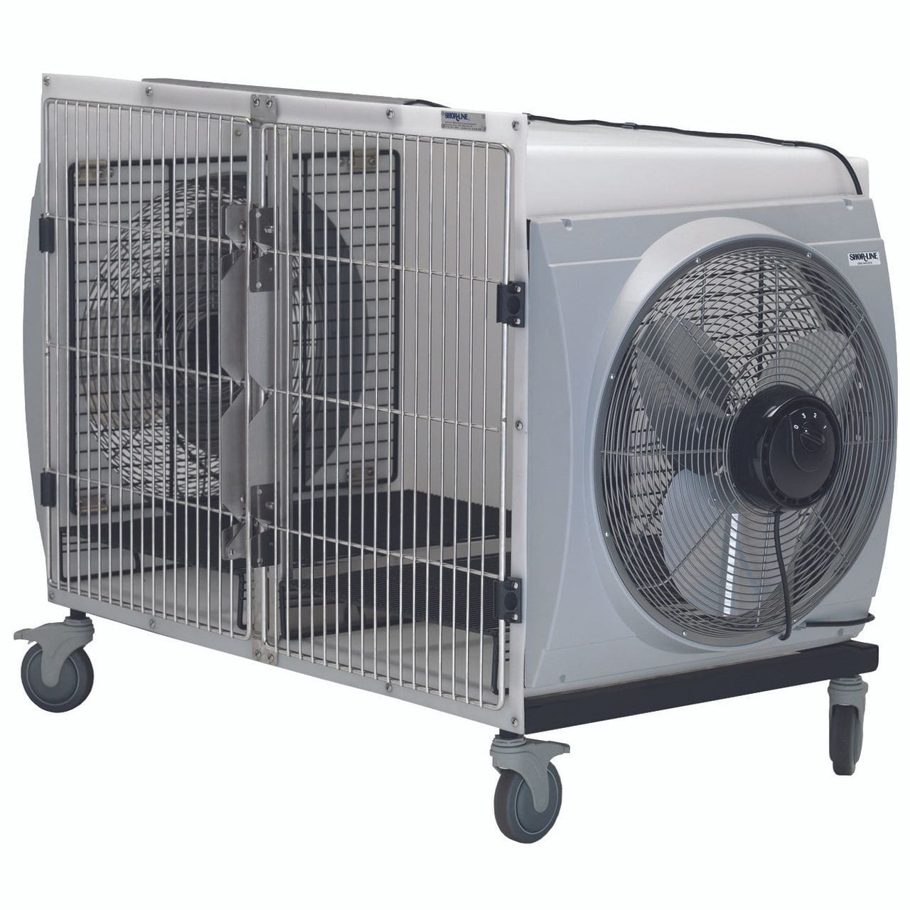 Drying veterinary cage - 926.4836.01 - Shor-Line - modular / on casters