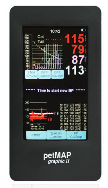 Hand-held patient monitor - petMAP graphic II - Ramsey Medical - heart ...
