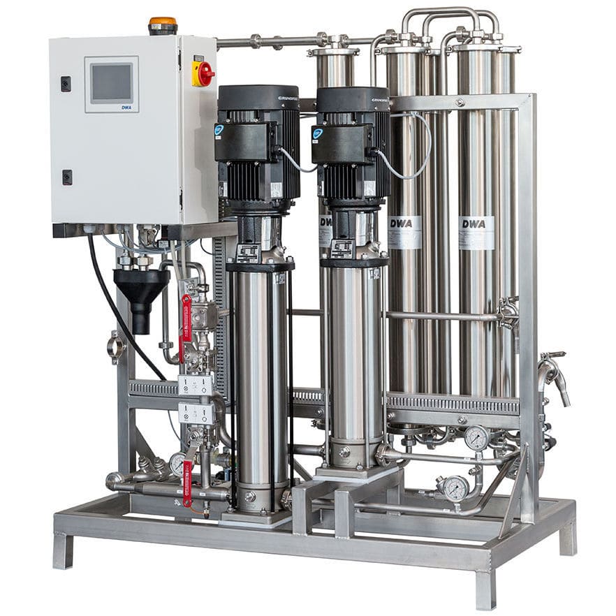 Hemodialysis water treatment plant - MODULA TP - DWA - double reverse ...