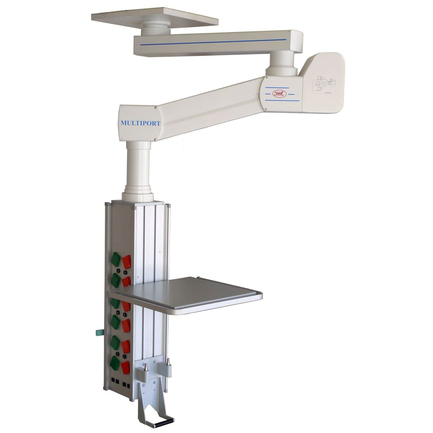 Medical pendant - M-GL09A - Medical Technologies LBI - ceiling-mounted ...