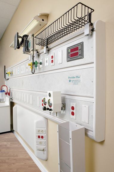 Horizontal bed head unit - PROVIDER PLUS® - Modular Services Company