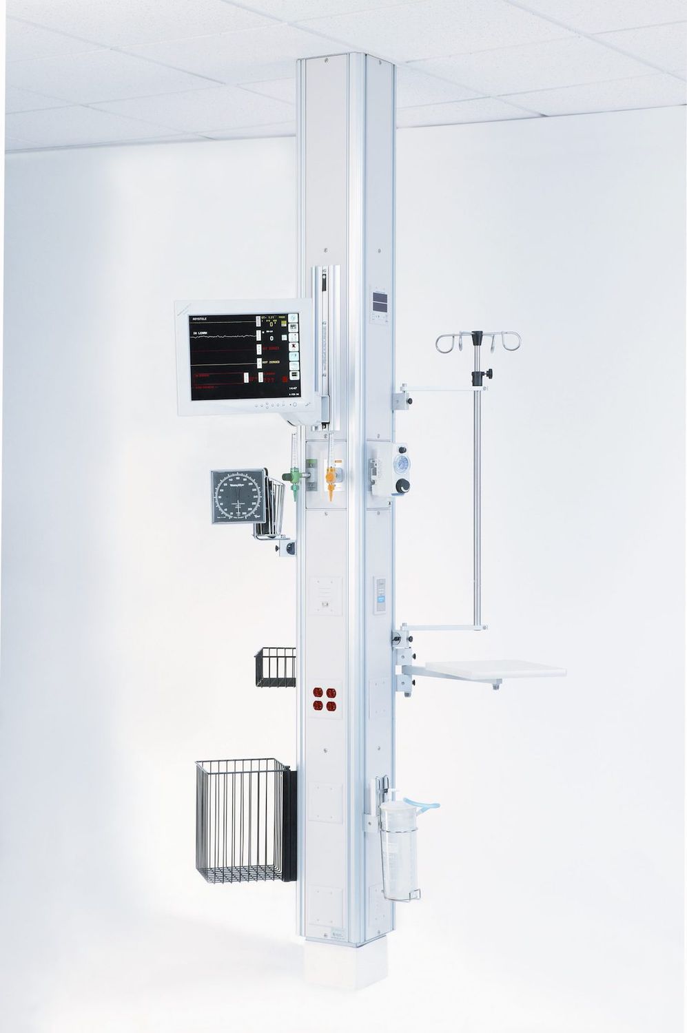 Supply column - Modular Services Company - ceiling-mounted / intensive ...