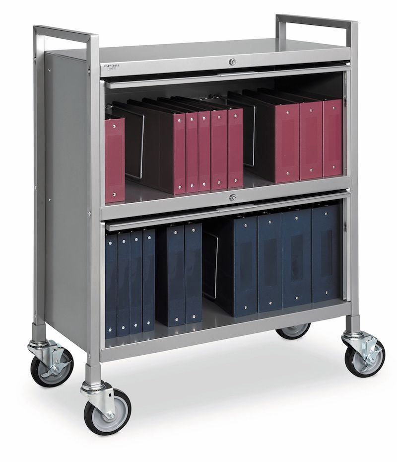 Medical trolley - PrivacyLine™ - Carstens - medical records / transfer ...