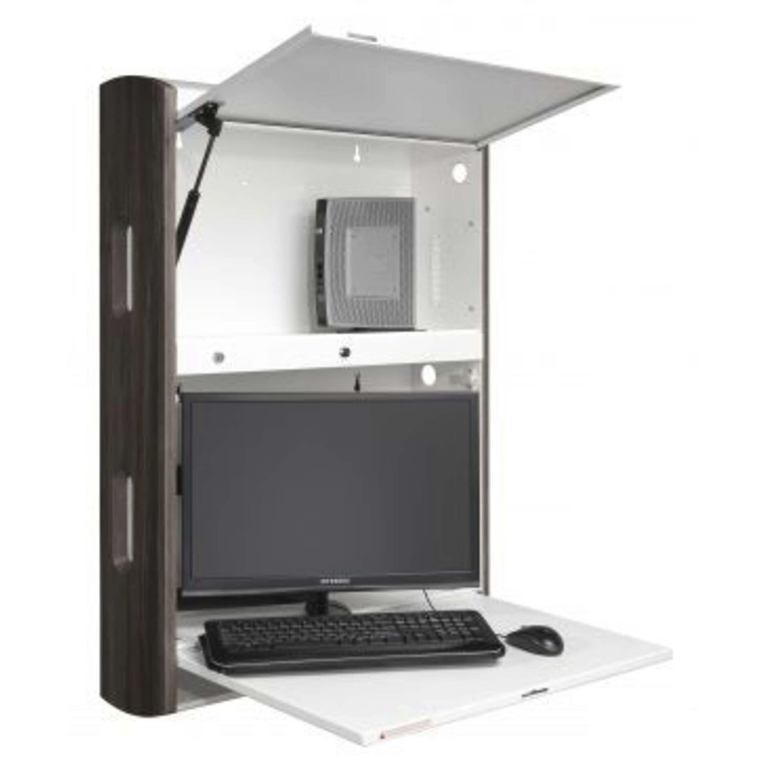 Medical computer workstation - WALLAroo® 6600 - Carstens - laptop ...