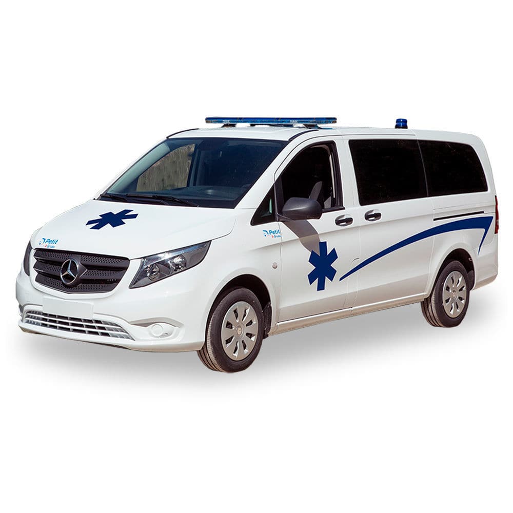 Van ambulance - Vito - Gruau - type A1 / with ramp / automatic