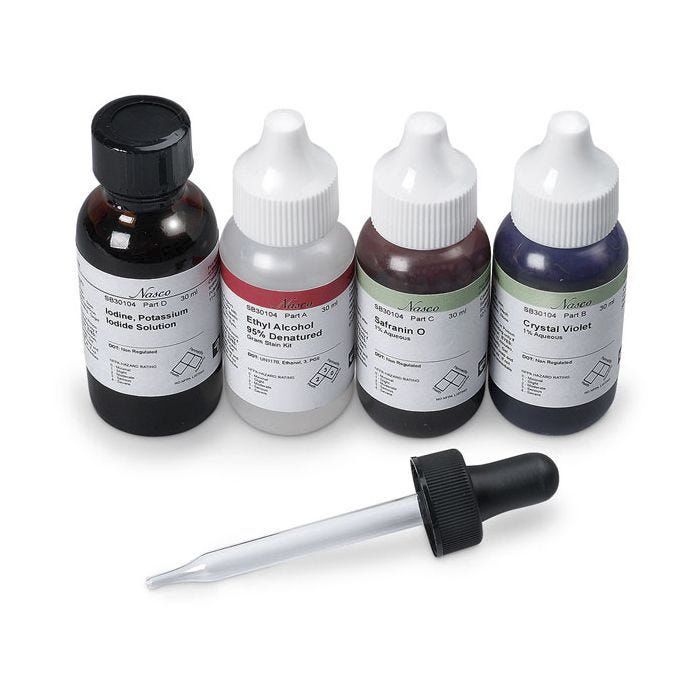 Solution reagent kit - SB30104 - Nasco - stain / for teaching