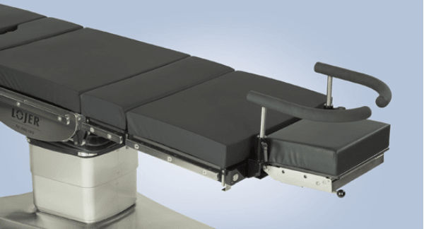 Operating table hand support - HR5000 - Lojer - adjustable