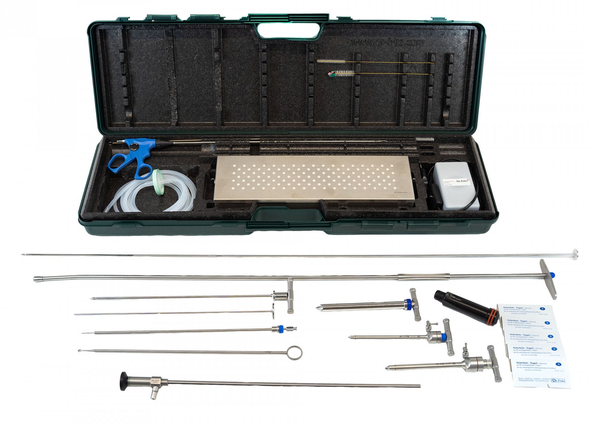 Laparoscopic surgery veterinary instrument kit - SET-LAB-232 - Dr ...
