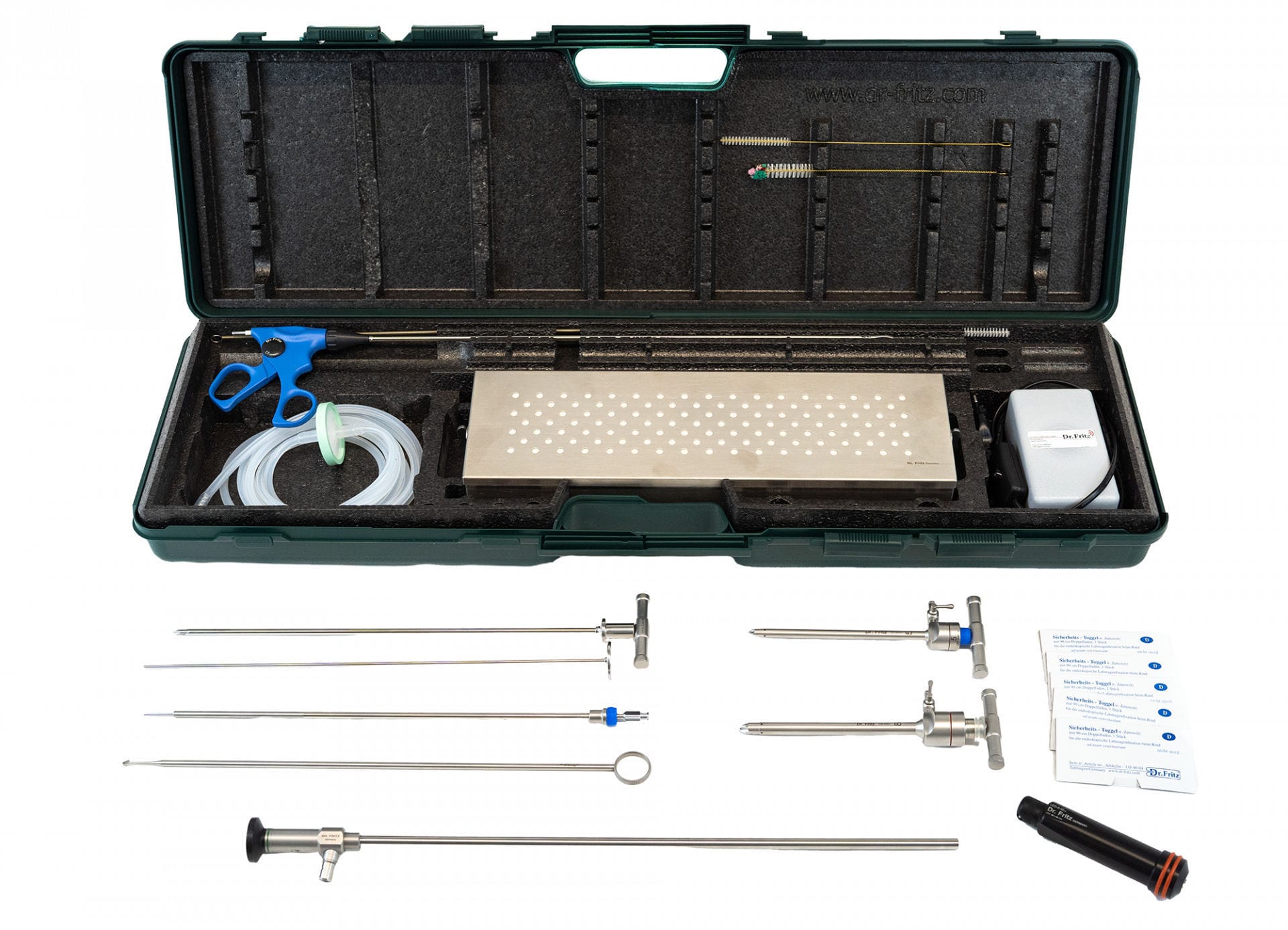 Laparoscopic surgery veterinary instrument kit - SET-LAB-231 - Dr ...