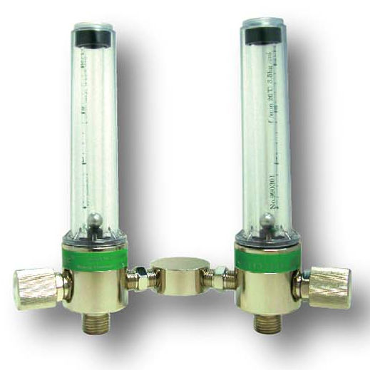 Variable-area flow meter - FA-OM-01 - Acare - double / oxygen / for ...
