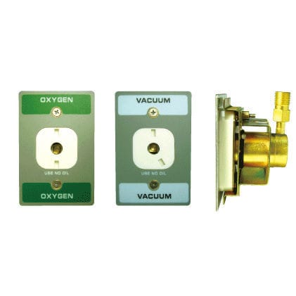 DIN outlet - MG series - Acare - DISS / BS type / for medical gas ...