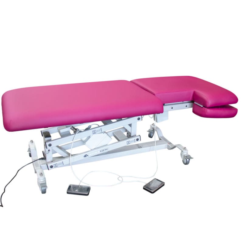 Echocardiography examination table - MB1 - Athlegen - pneumatic / with ...