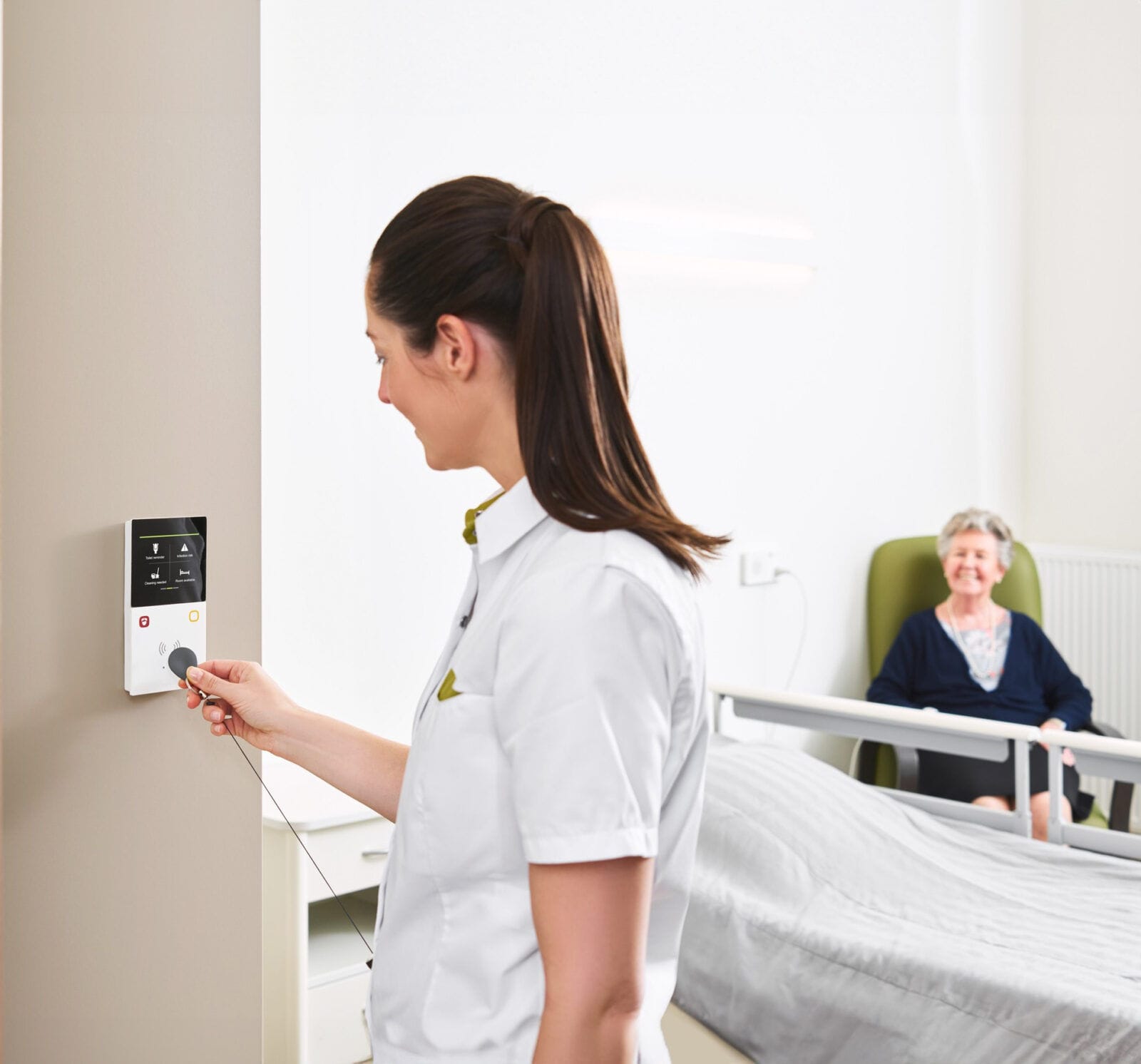 Phone nurse call system - AQURA Essentials - Sostel - medical / for ...