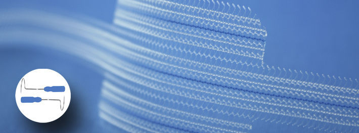 Urinary incontinence reconstruction mesh - Andromesh - Dipromed - men