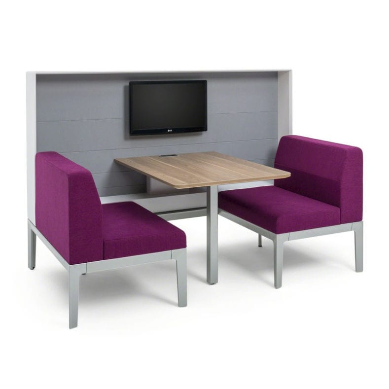 Waiting room sofa - Regard - Nurture - Steelcase - 2-person / 3-seater ...