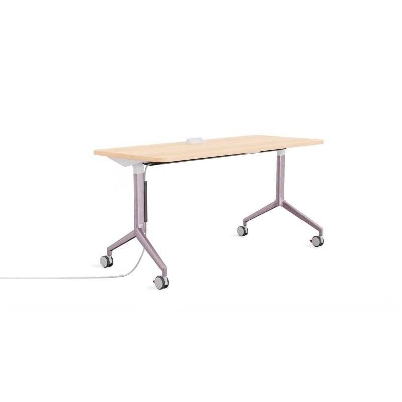 Work table - Groupwork - Nurture - Steelcase - rectangular / on casters ...