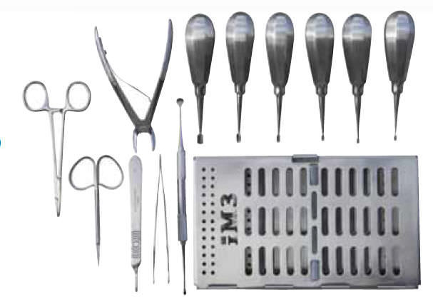 Dental extraction veterinary instrument kit - D4000 - iM3