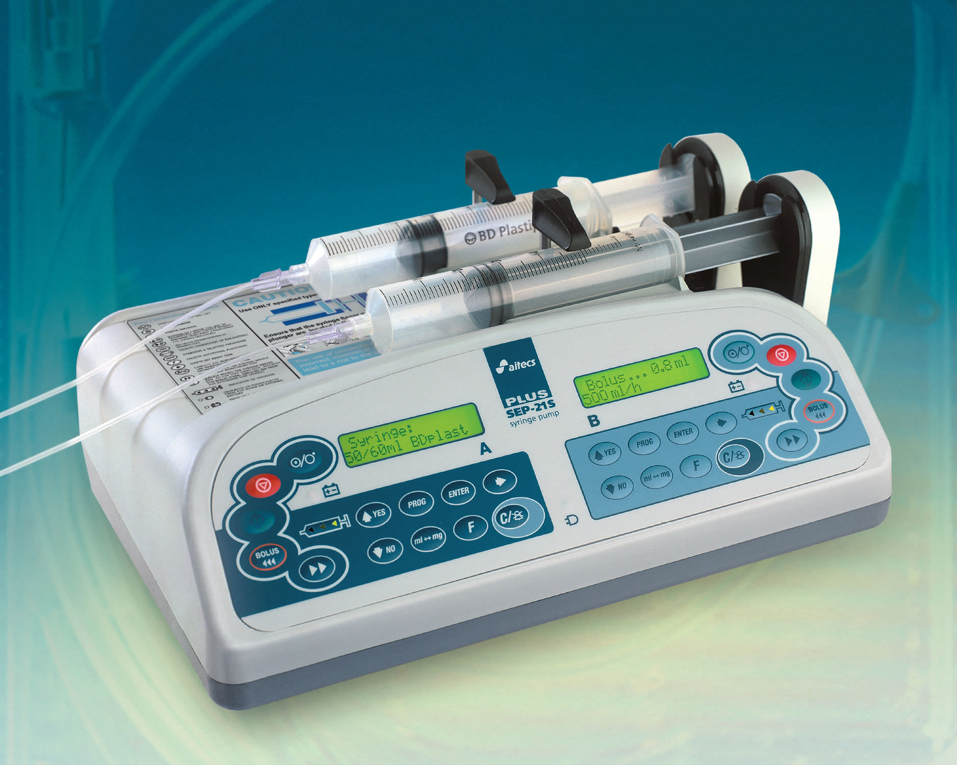 2-channel syringe pump - SEP-21S Plus - Viltechmeda