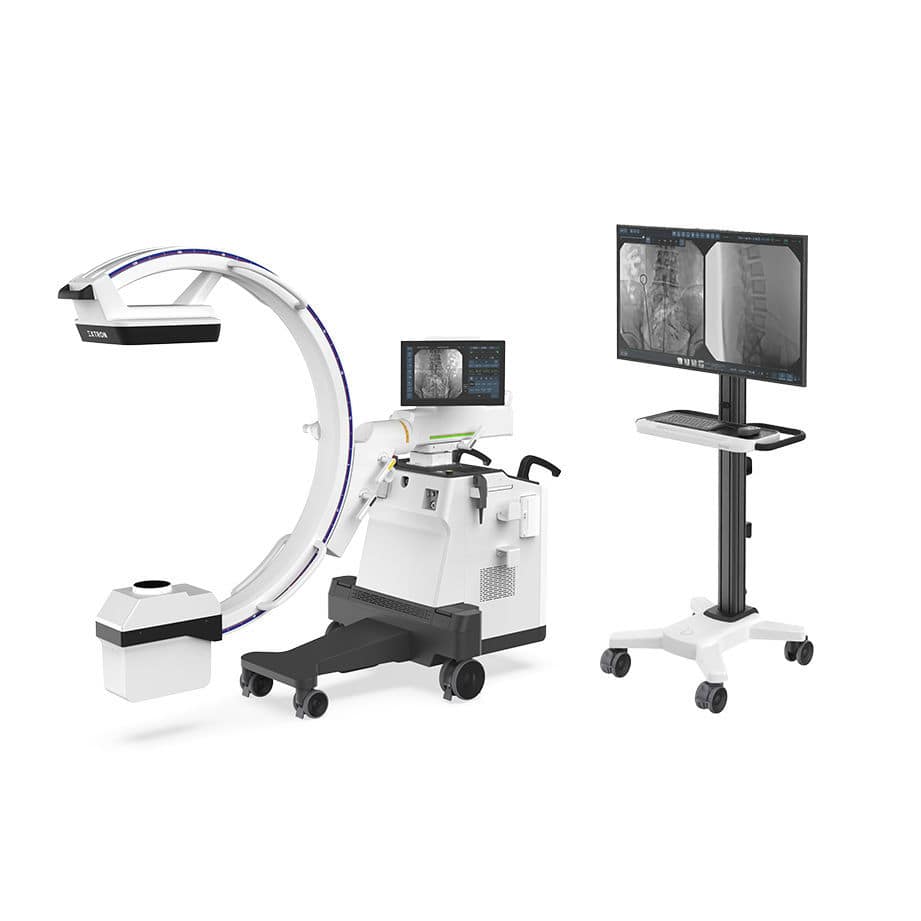 Mobile C-arm - EXTRON 3 - DRTECH - with flat panel detector / with video column / with ...