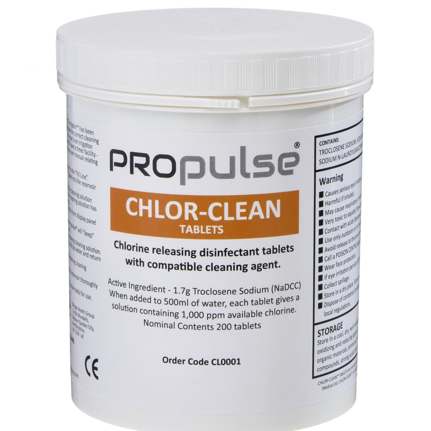 Chlorine detergent - ProPulse® Cleaning Tablets - Mirage Health Group ...