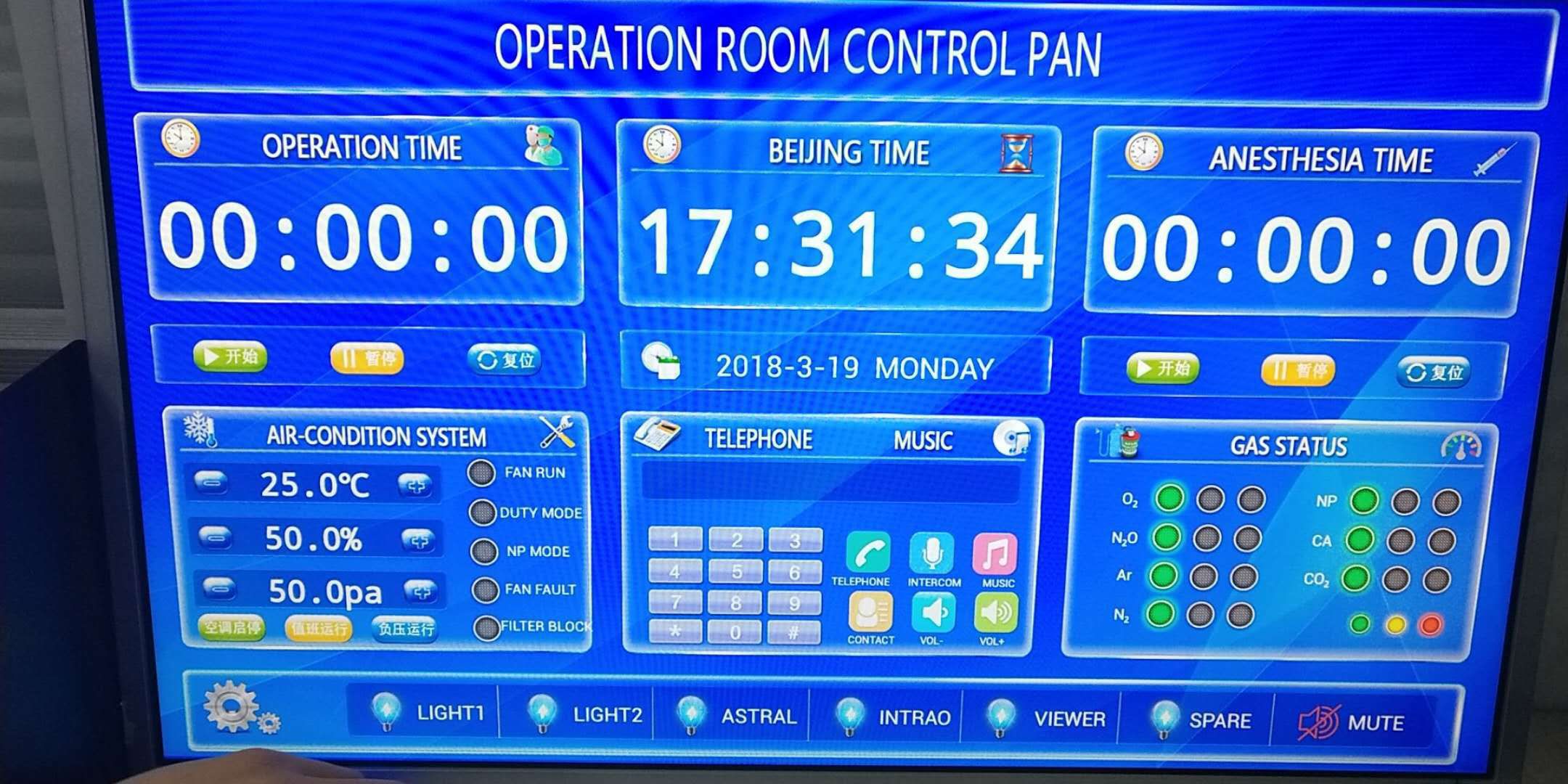 Hospital room door control panel - BF-MOTCS - BLACKFISH INDUSTRIES ...